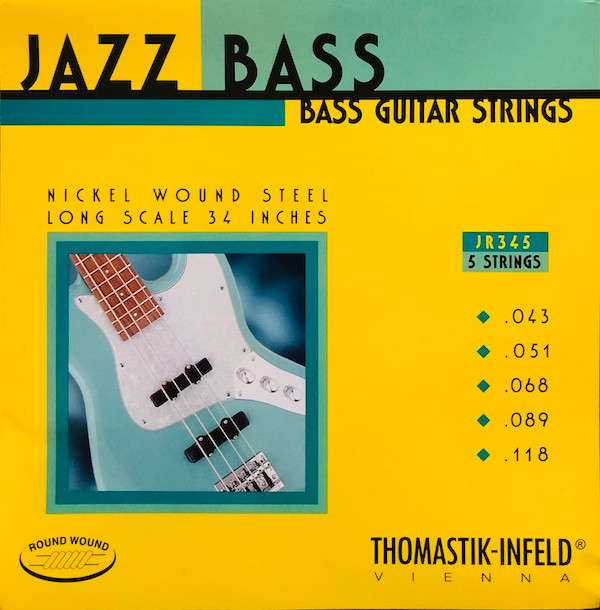 Thomastik-Infeld Roundwound Jazz Bass Strings | GimmeSomeStrings
