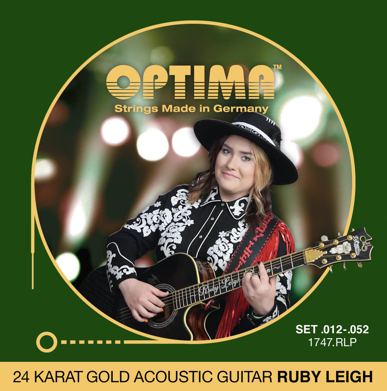 Optima Ruby Leigh 24K Gold Acoustic Strings | GimmeSomeStrings