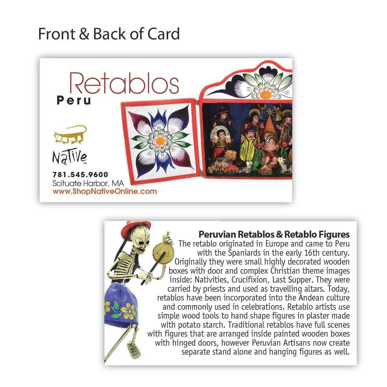 Mini Retablo from Peru - Couple in Love / Amor, Handmade Fair Trade