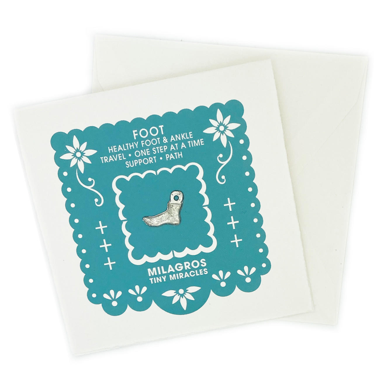 FOOT Milagro Notecard - Healthy Foot and Ankle, Travel, One Step at a ...