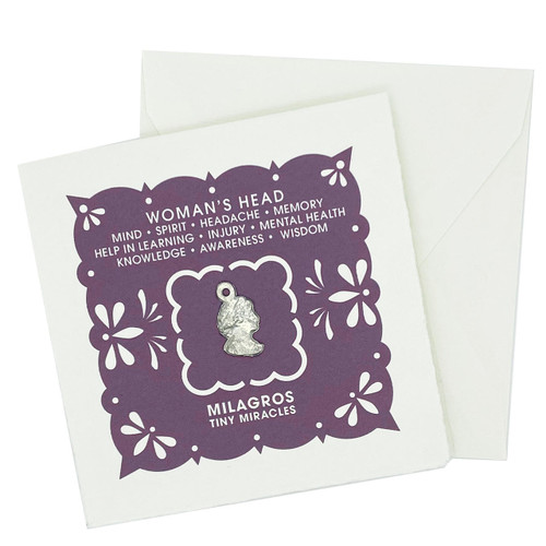 WOMAN'S HEAD Milagro Notecard - Mind, Spirit, Headache, Memory, Help in ...