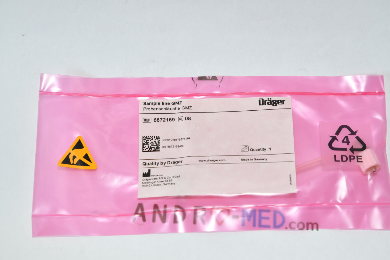 Original SAMPLE LINE GMZ Drager 6872169-08 LOT OF 2 PCS