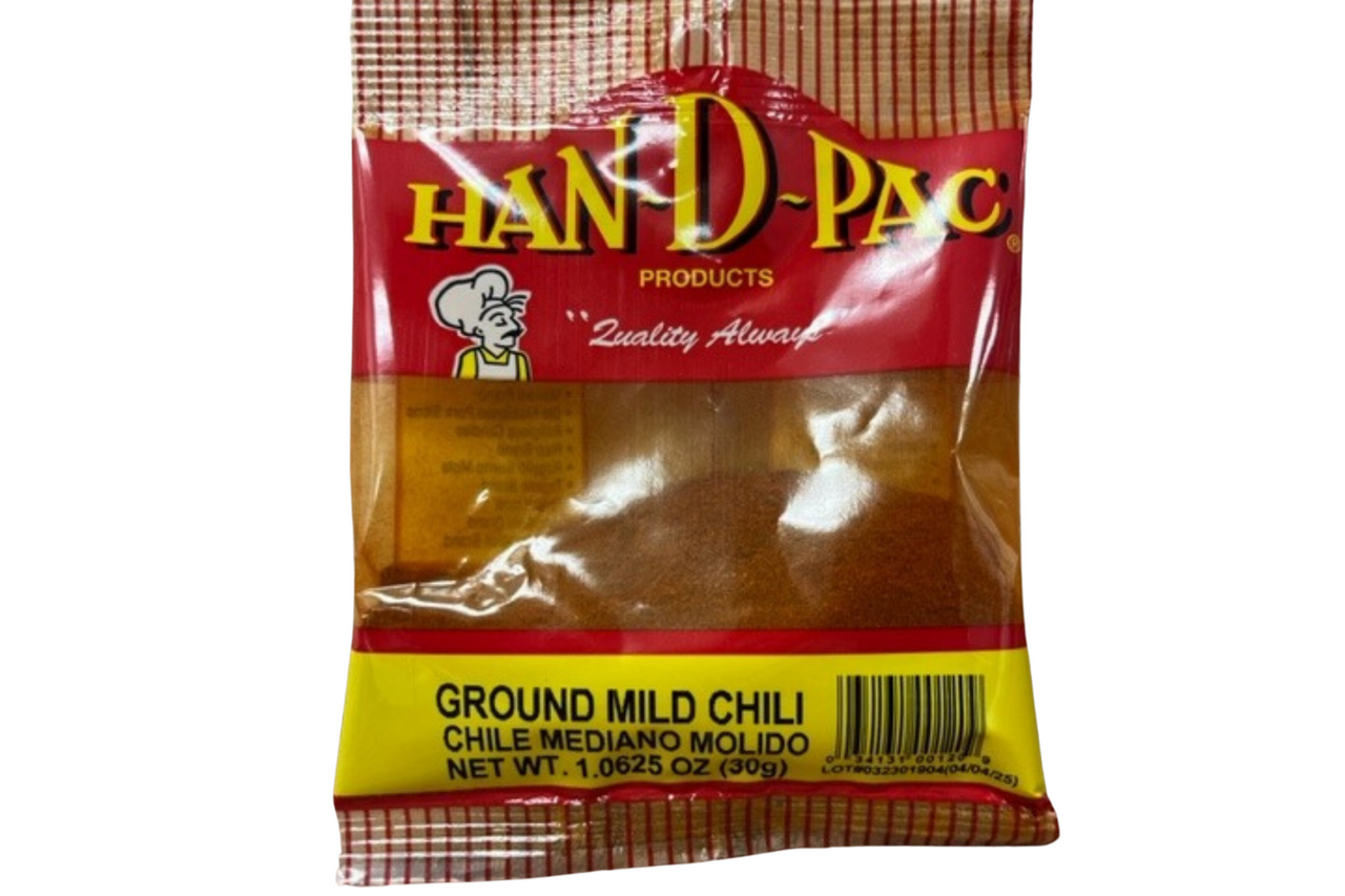 Han-D-Pac Ground Mild Chili - 1.06 oz - Desert Spoon Food Hub