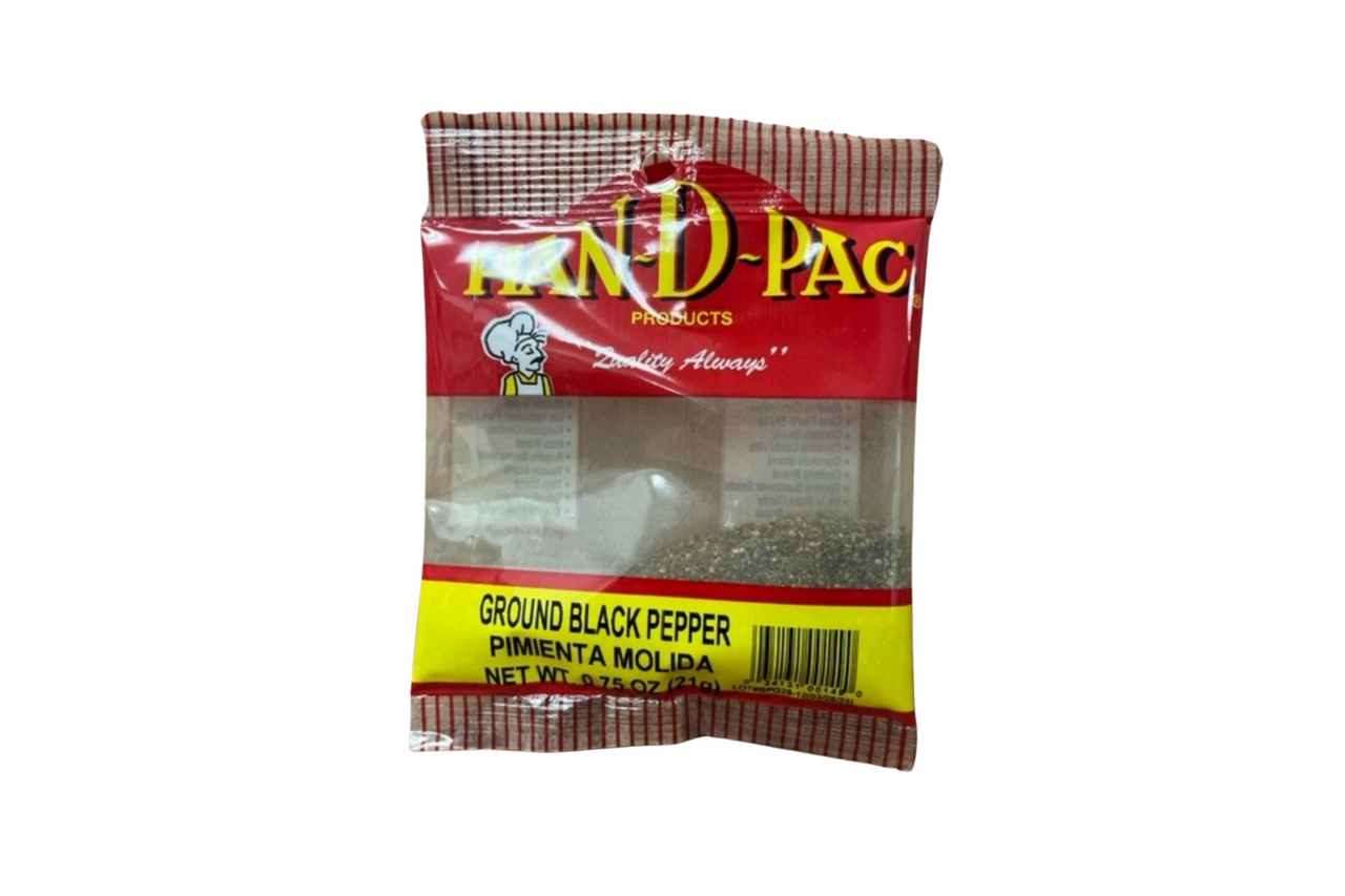 Han-D-Pac Ground Black Pepper - .75 oz - Desert Spoon Food Hub