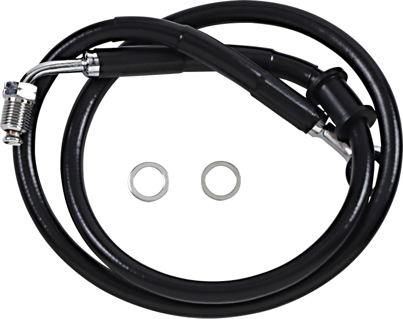 Drag Specialties Brake Line +4" Black '18-'20 Softail 618620-4Blk - J J ...