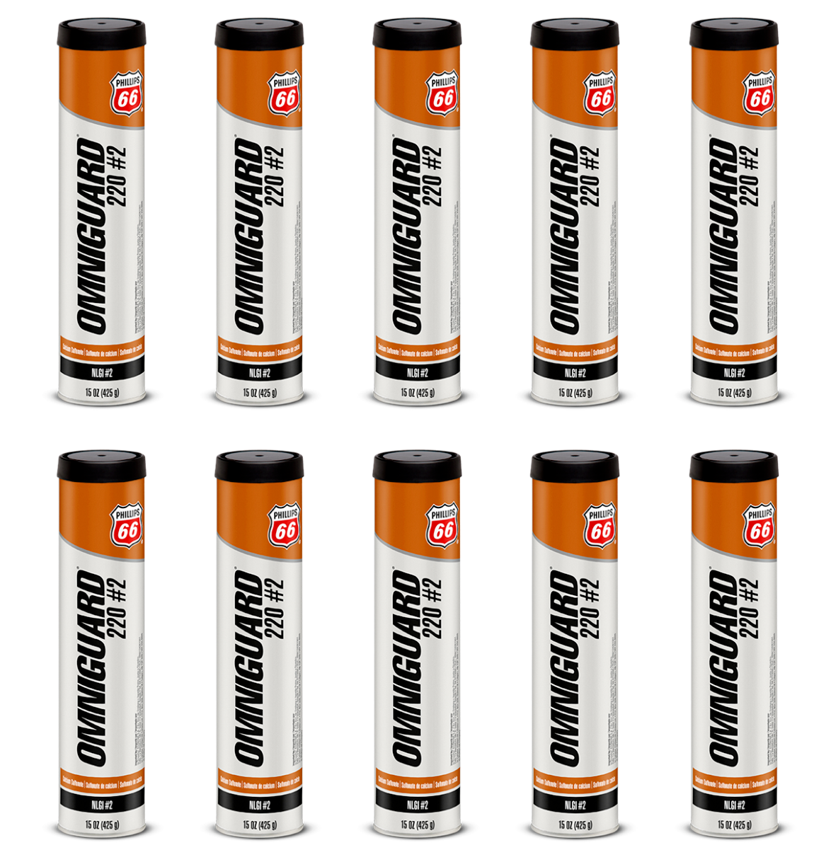 Phillips 66 Omniguard 220 #2 Grease (10) 14oz - J J Motorsports