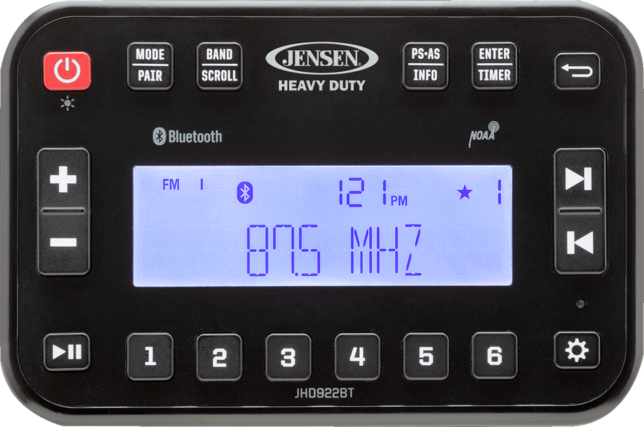 Jensen Heavy Duty Radio Bluetooth Pairing