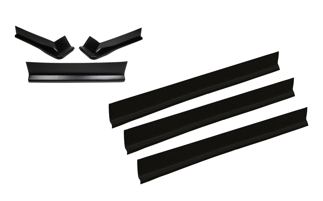 Dirt Modified Body Kit MD3, Rocker Panels (3), Nose Valance, Black