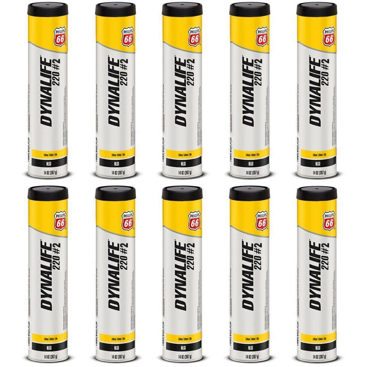 Phillips 66 Dynalife 220 #2 Grease NLGI (10) 14oz - J J Motorsports