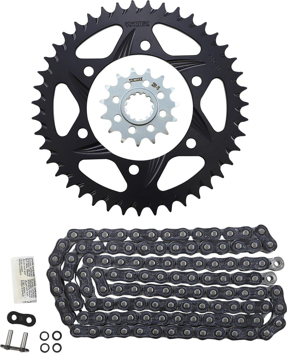 Vortex Chain Kit Black CK6454 - J J Motorsports
