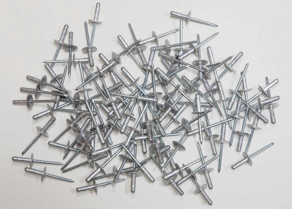 Large Head Pop Rivets 3/16 Standard Grip - J J Motorsports