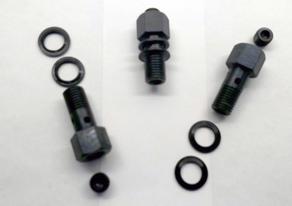 6.0L/6.4L Powerstroke Diesel Fuel Pump Pressure Banjo Bolt & Washer Kit ...