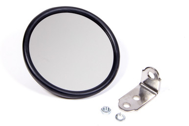 Coleman Machine Round Mirror W/ L Brkt 7328 - J J Motorsports