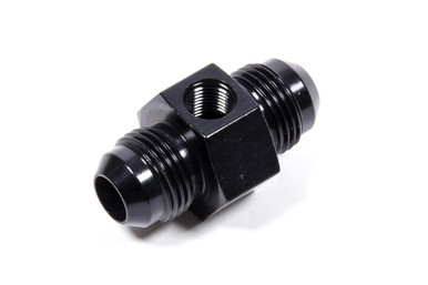 Fragola Inline Gauge Adapter #8 x #8 Male Black 495003-BL - J J Motorsports
