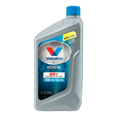 Valvoline HP 50W Racing Oil VR1 1 QT. 822350-C - J J Motorsports