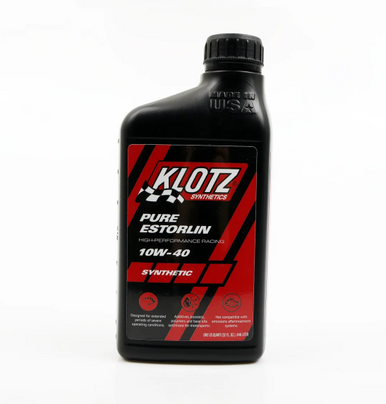 Klotz 10W40 Synthetic Racing Estorlin Lubricant - J J Motorsports