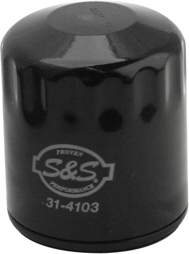 S&S Cycle Oil Filter Black 31-4103A - J J Motorsports