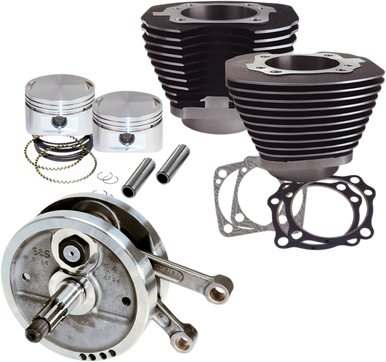 S&S Cycle Sidewinder Kit Black 91-7661 - J J Motorsports