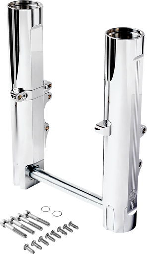 Performance Machine (Pm) Lower Fork Leg Chrome Dual Disc 0208-2173-Ch ...