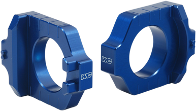 Works Connection Elite Axle Block Blue 17-235 - J J Motorsports