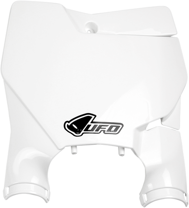 Ufo Stadium Plate Number White Ktm Kt04080-047 - J J Motorsports