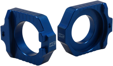 Works Connection Elite Axle Block Kit Blue 17-250 - J J Motorsports