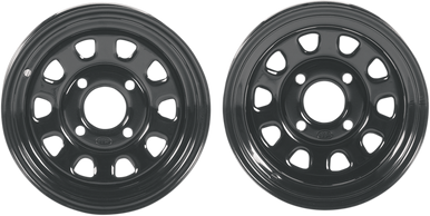 Itp Delta Steel Wheel Rear Black 14X7 4/110 2+5 1425544014B - J J ...