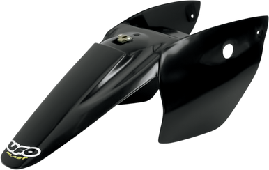 Ufo Rear Fender With Side Panels Black Kt03073-001 - J J Motorsports