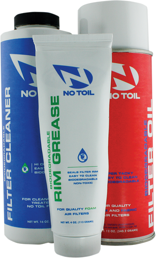 No Toil Filter Oil, Cleaner, And Rim Grease Kit Aerosol Nt207 - J J ...