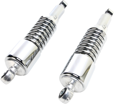 Emgo Custom Shorty Shocks With Shroud Chrome Body/Chrome Spring Finish ...