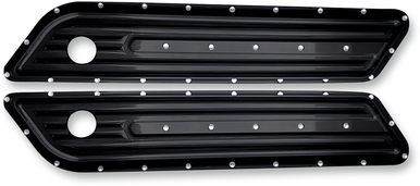 Covingtons Saddlebag Hinge Cover Black C1010-B - J J Motorsports
