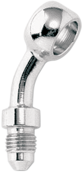 Goodridge Banjo 3/8" 20° Chrome P593-03Ch - J J Motorsports