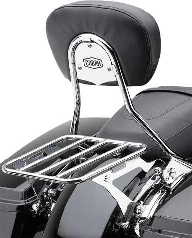 Cobra Detachable Backrest Chrome 602-2012 - J J Motorsports
