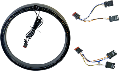 Custom Dynamics Sequential Trim Ring Black Pb-7Tr-Seq-1B - J J Motorsports