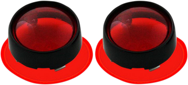 Custom Dynamics Bullet Signal Lenses Black/Red Pb-B-Bez-Br - J J ...