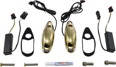 Custom Dynamics Probeam Road Glide Turn Signals Gold Pb-Rg-Ts-15-G - J ...