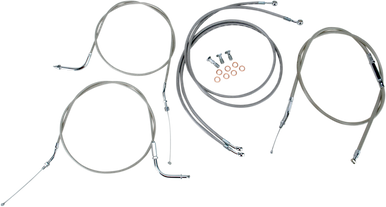 Baron Cable Line Kit 12" 14" '99 '03 Roadstar Stainless Steel Ba-8021Kt ...