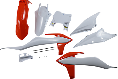 Cycra Plastic Body Kit Oem Orange/White Ktm 1Cyc-9426-00 - J J Motorsports