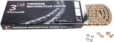 Threed 520 Gp Chain Gold 120 Links 520Gp3D-120G - J J Motorsports