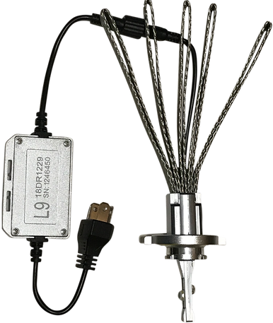 Brite-Lites L9 Led Conversion Headlight Bulb With Flexible Heatsink H4 ...