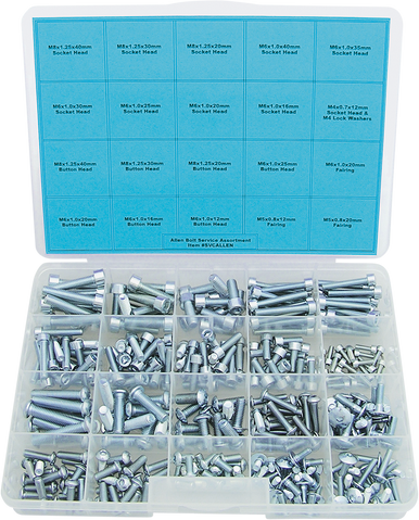 Bolt Allen Bolt Assortment 372 Piece Svcallen - J J Motorsports