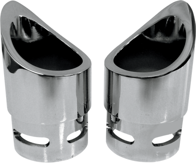 Baron Exhaust Tip Mini Scalloped Ba-1100-02 - J J Motorsports
