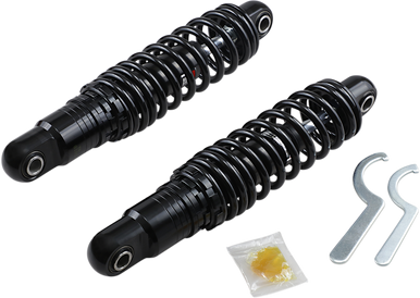 Drag Shocks Premium Ride-Height Adjustable Shocks Black Heavy Duty 12 ...