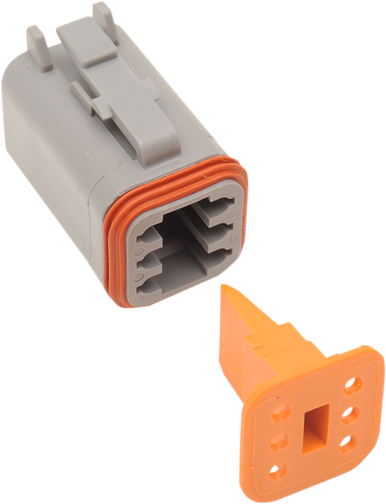 Namz Deutsch Plug 6 Pin Gray Dp-6G - J J Motorsports