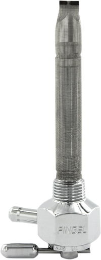 Pingel Hex Fuel Valve Chrome 3/8" Npt 1211-Ch - J J Motorsports