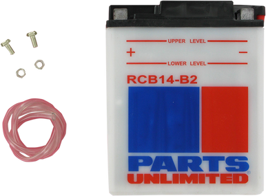 Parts Unlimited Battery Rcb14-B2 Cb14-B2 - J J Motorsports