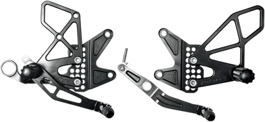 Vortex V2 Rearset Black R6 Rs616K - J J Motorsports