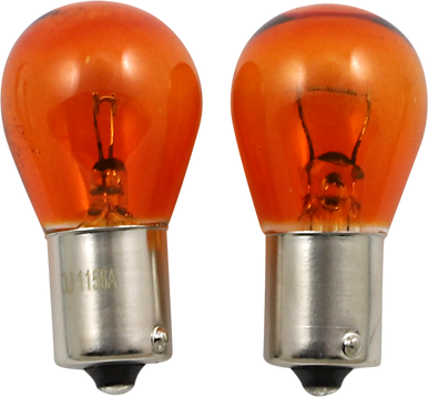 Peak Lighting Miniature Bulb 1156 Amber 1156A-Bpp - J J Motorsports