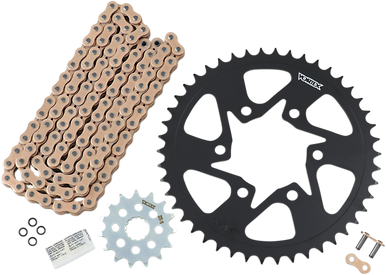 Vortex Chain Kit Gold Kawasaki Versys 650 Ckg6394 - J J Motorsports