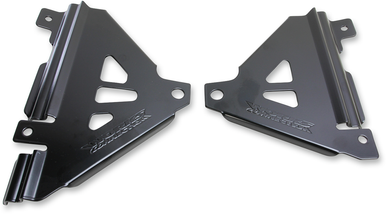 Works Connection Radiator Brace Black Kawasaki 18-B299 - J J Motorsports